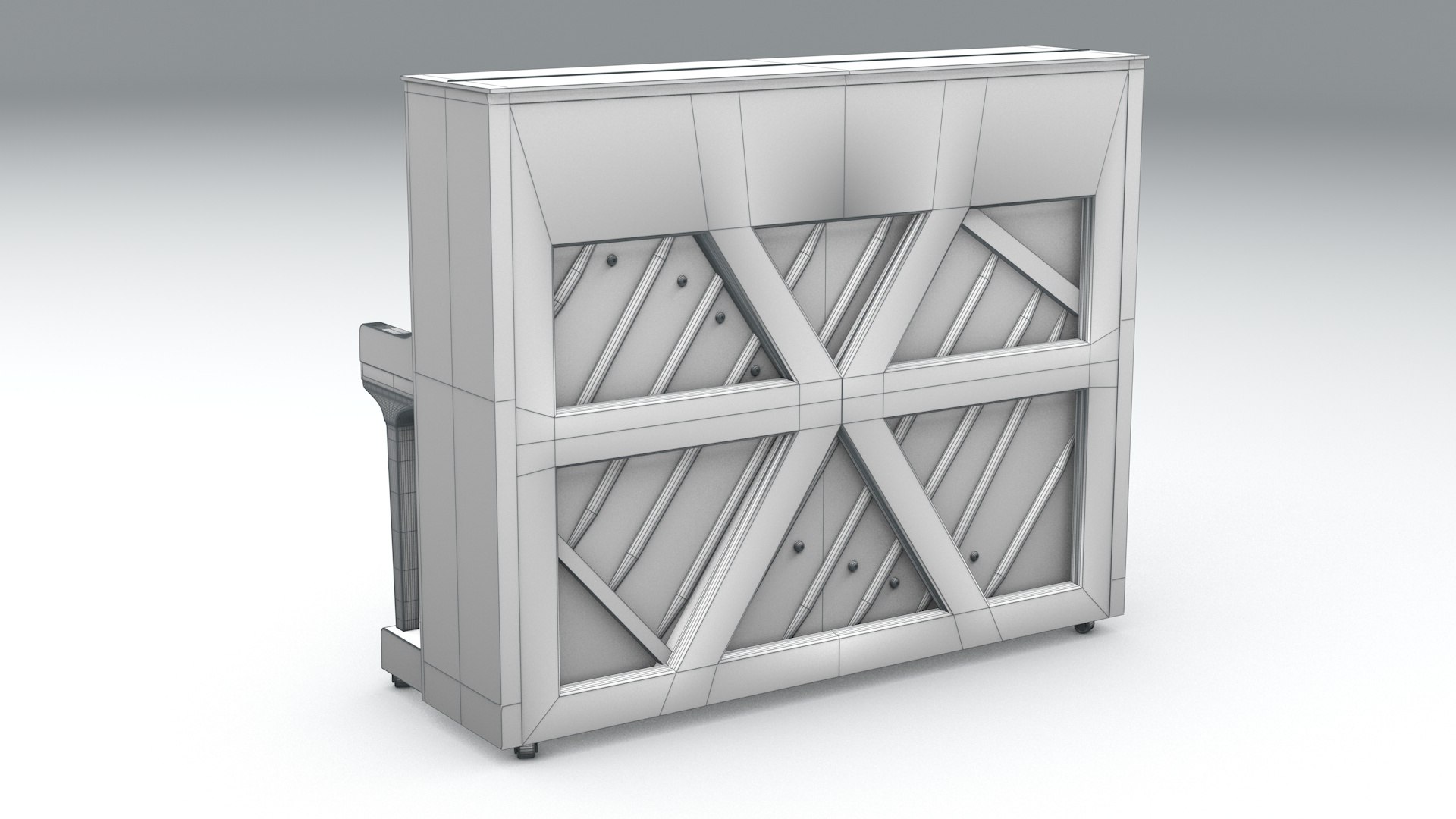 Upright Piano 3D Model - TurboSquid 1315854