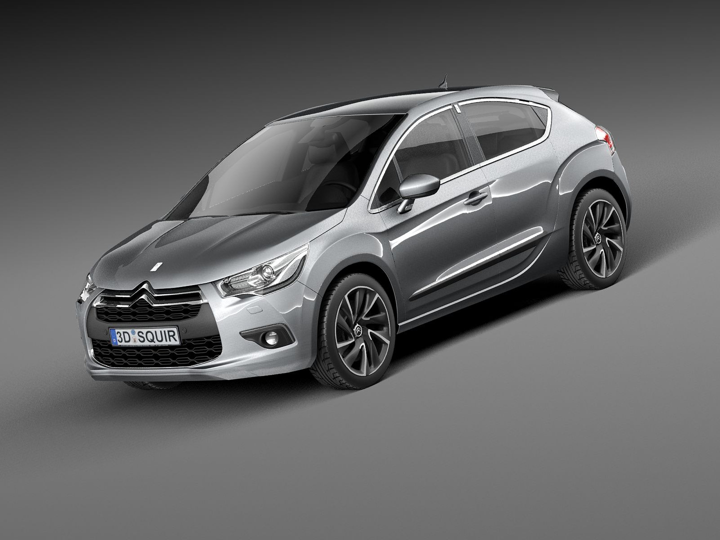 3d model of citroen ds4 2012 ds