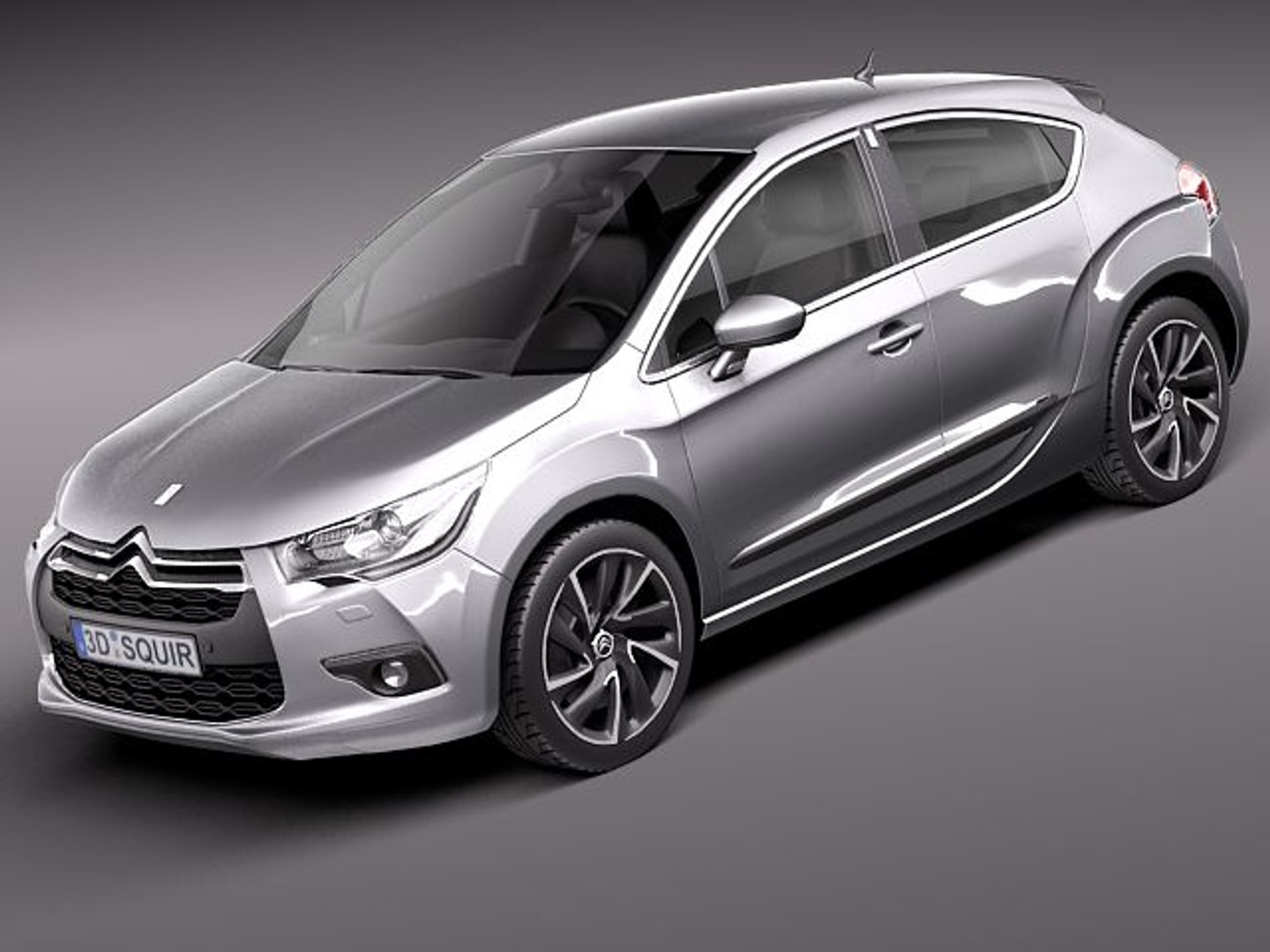 3d model of citroen ds4 2012 ds