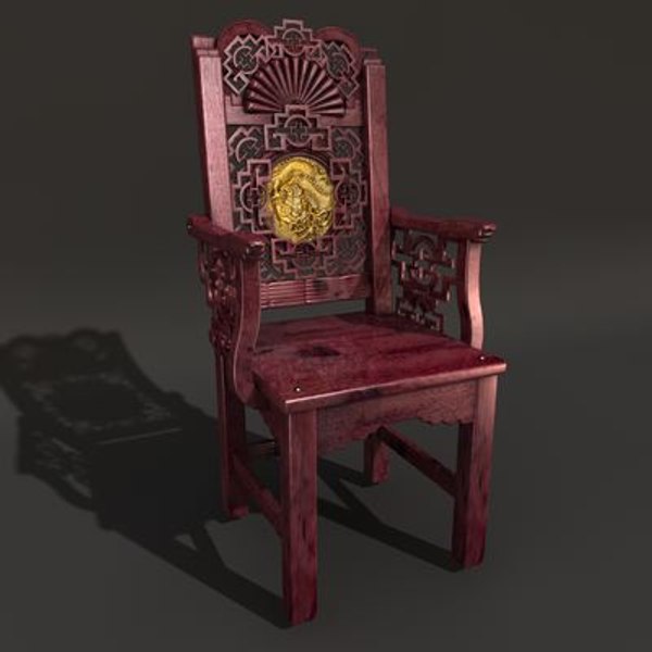3d queens throne model