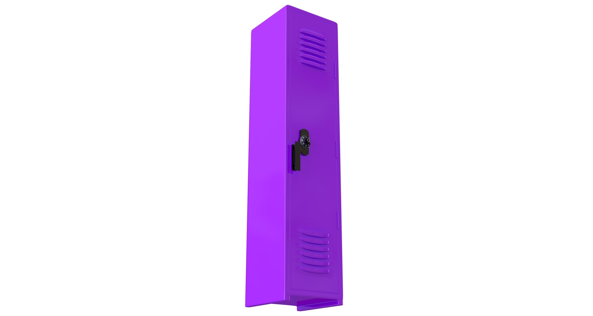 3D Locker Purple Model - TurboSquid 1342012