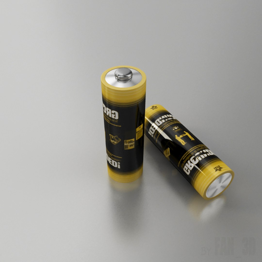 3d Model Batteries