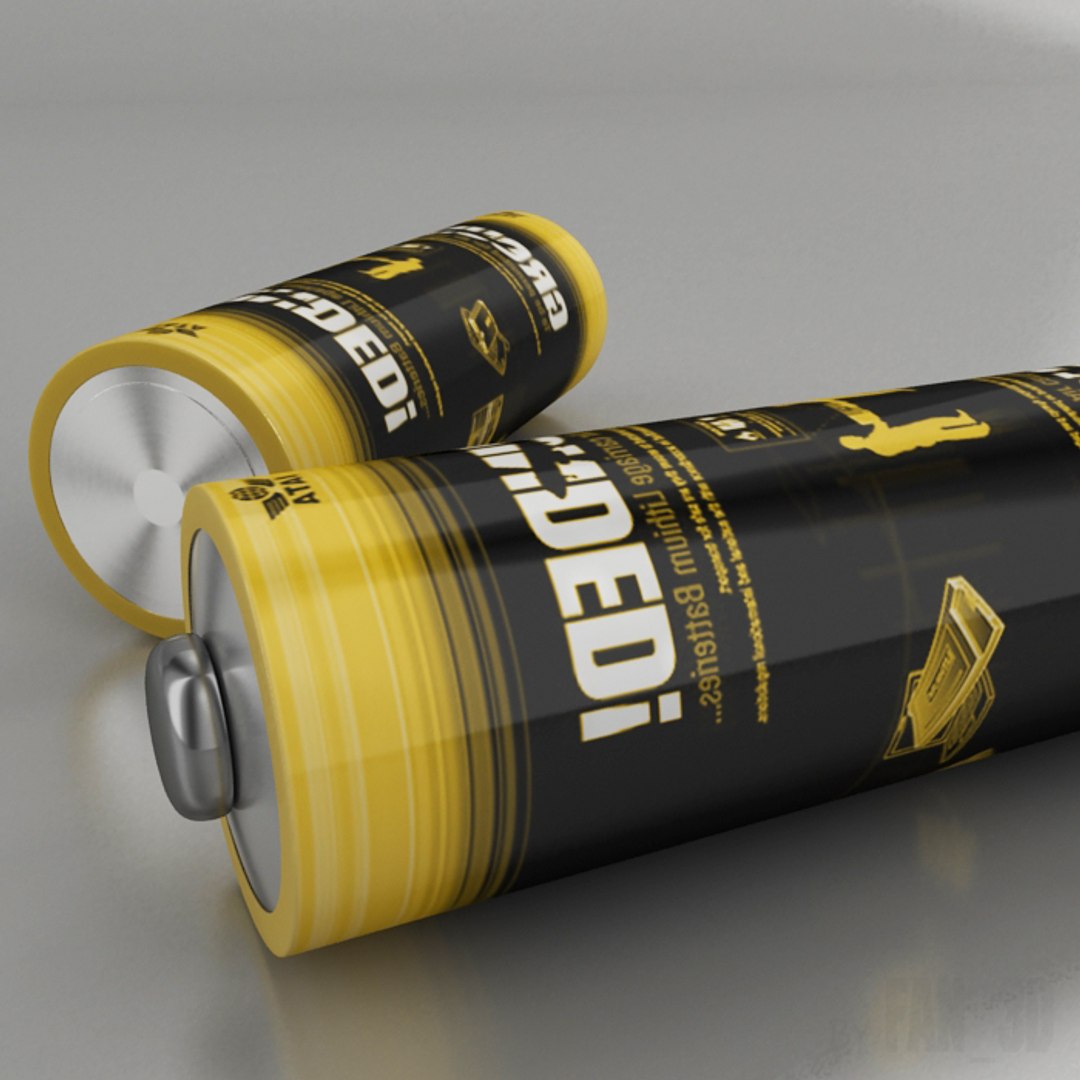 3d Model Batteries