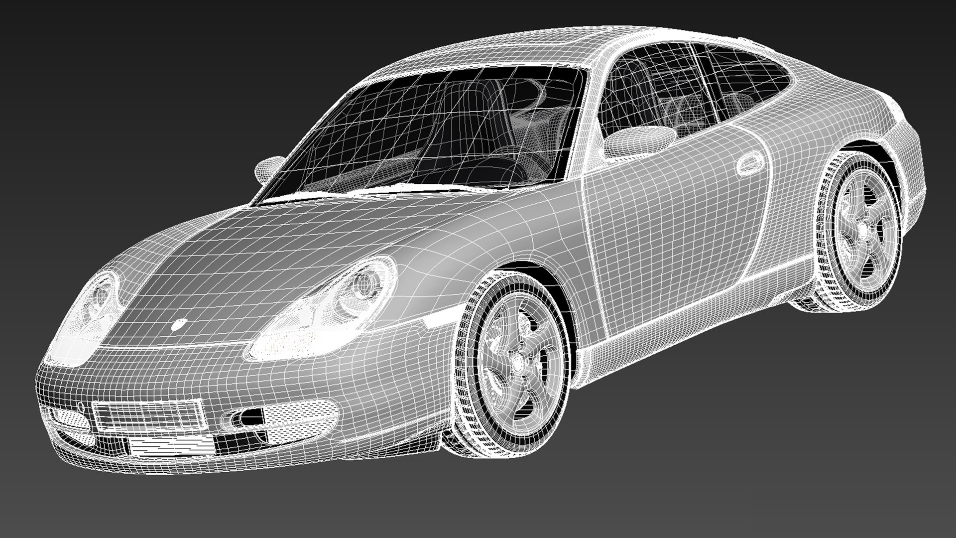 Porsche 1997 2001 3d Obj