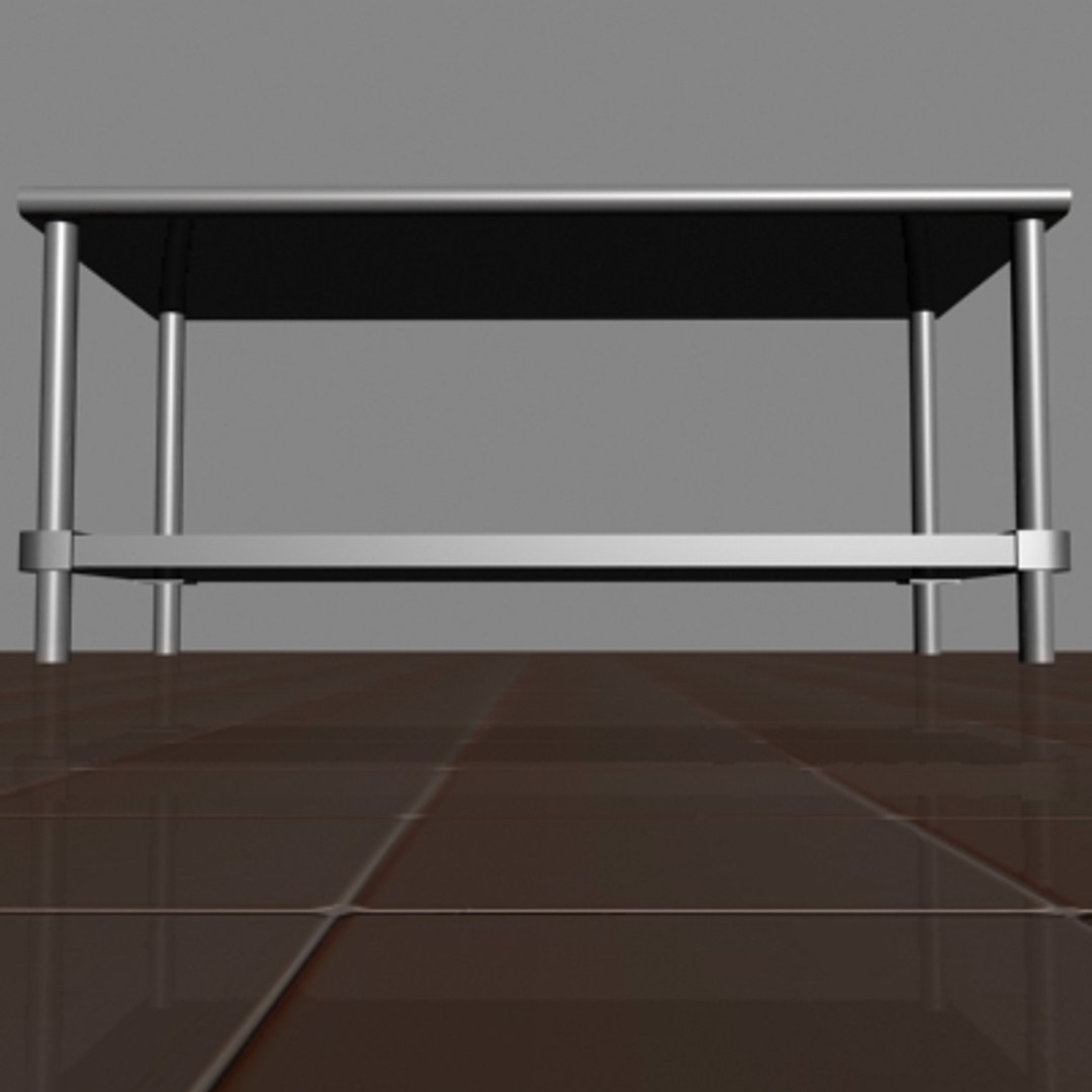3d Stainless Steel Table Model