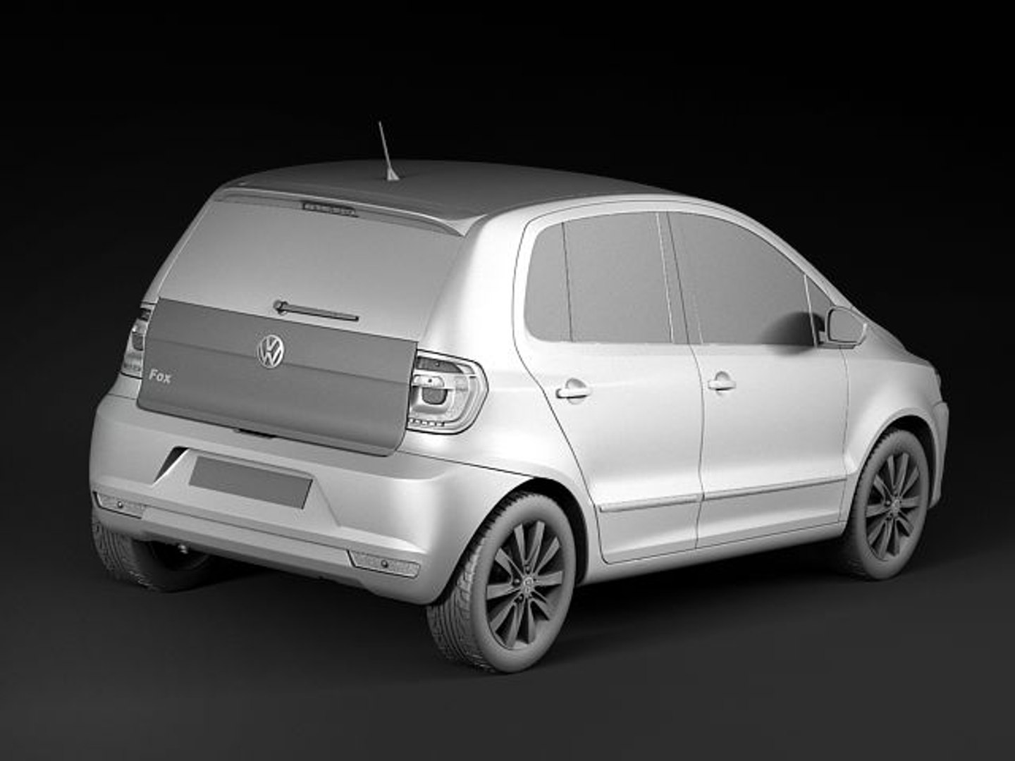 fox 2010 2012 3d model