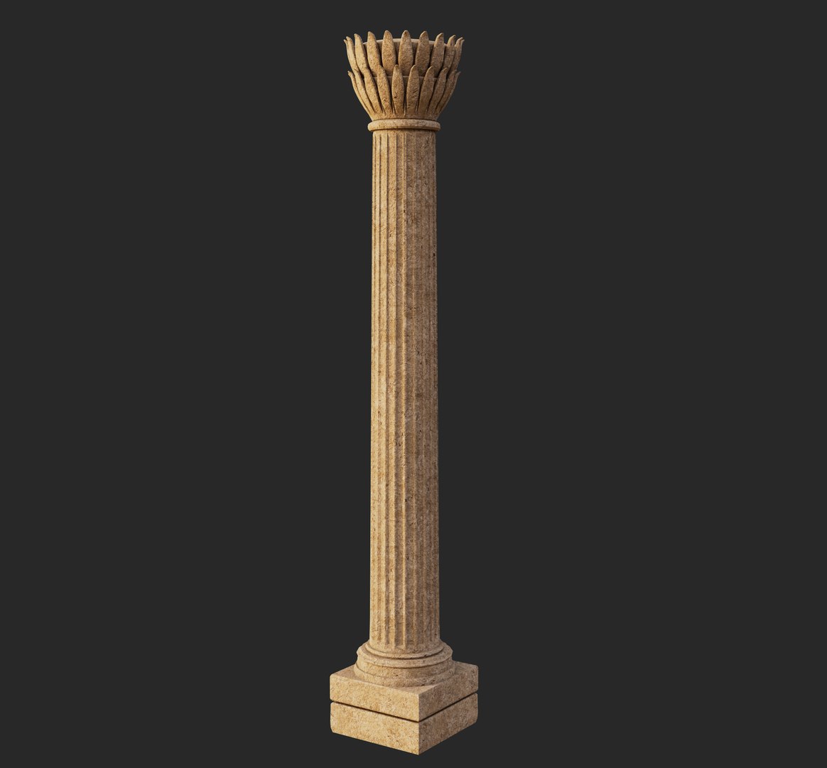 Classic Column 3D Model - TurboSquid 2229305