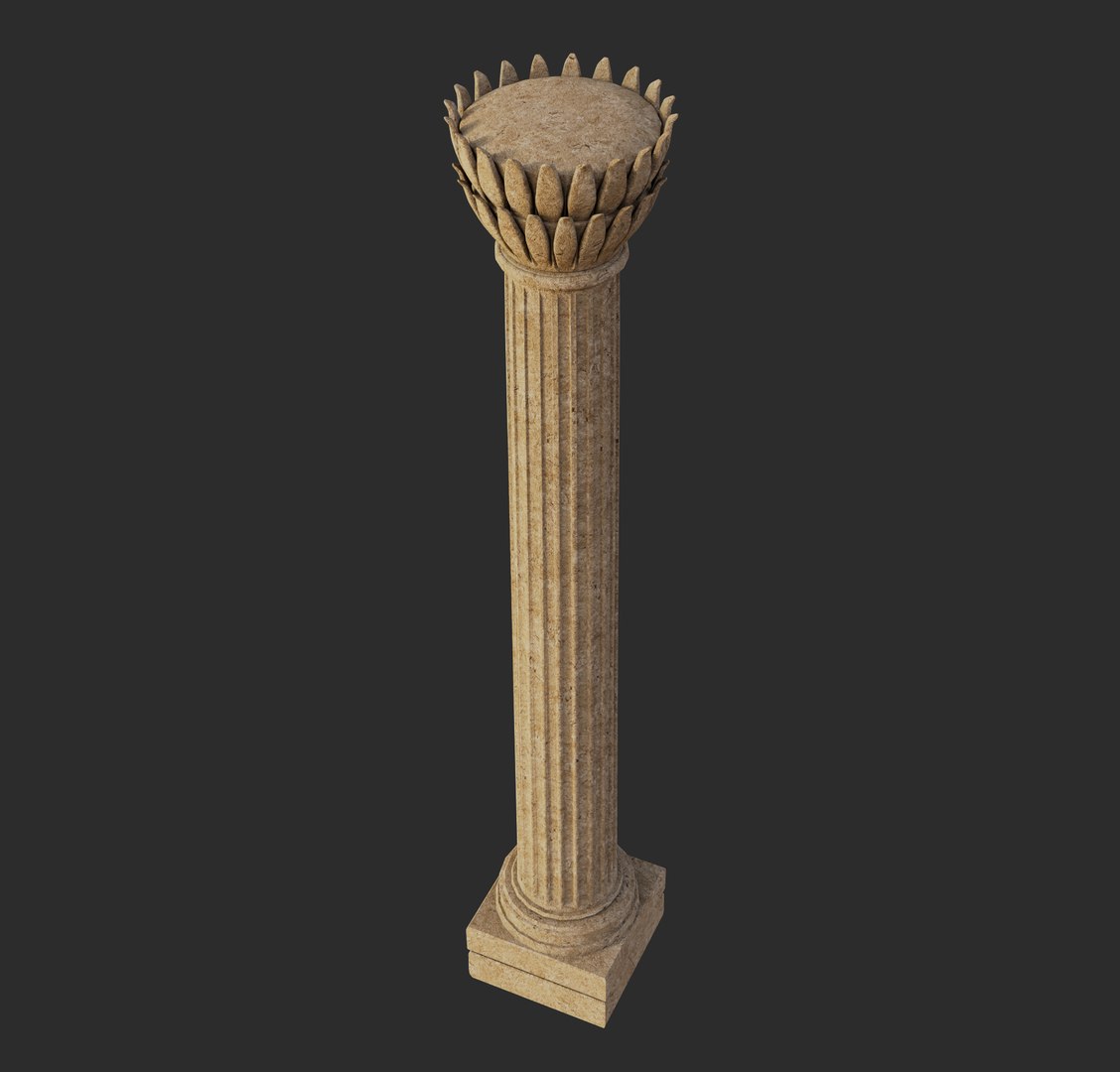 Classic Column 3D Model - TurboSquid 2229305