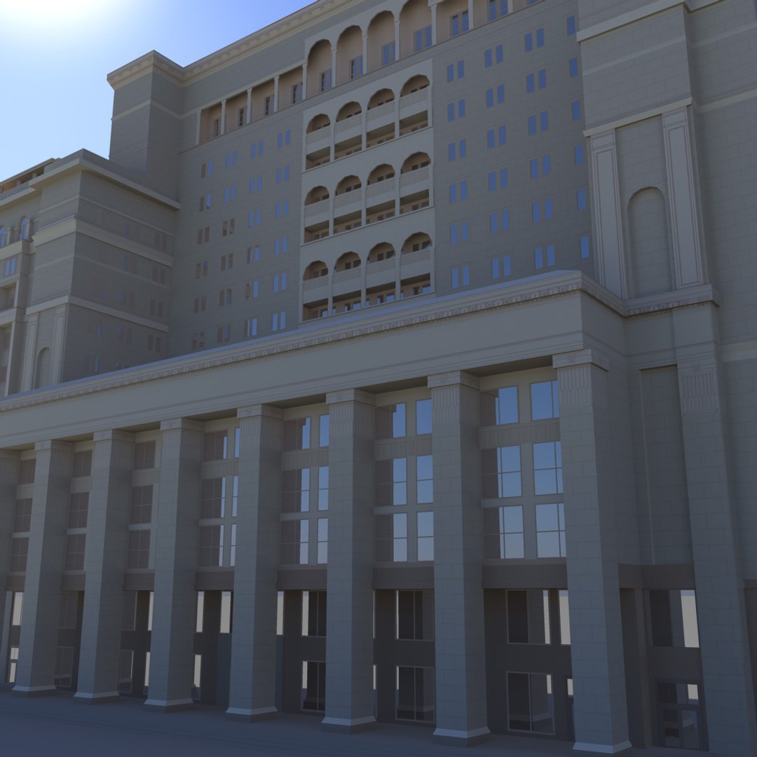 3d Model Hotel Building