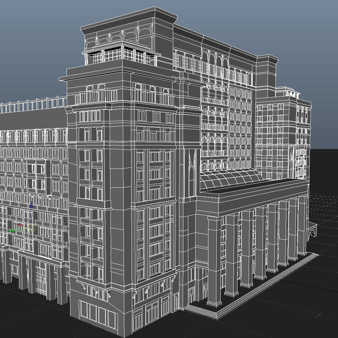 3d Model Hotel Building