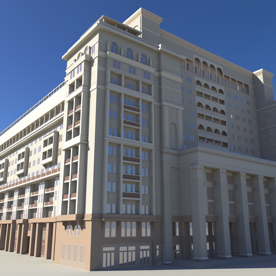 3d Model Hotel Building