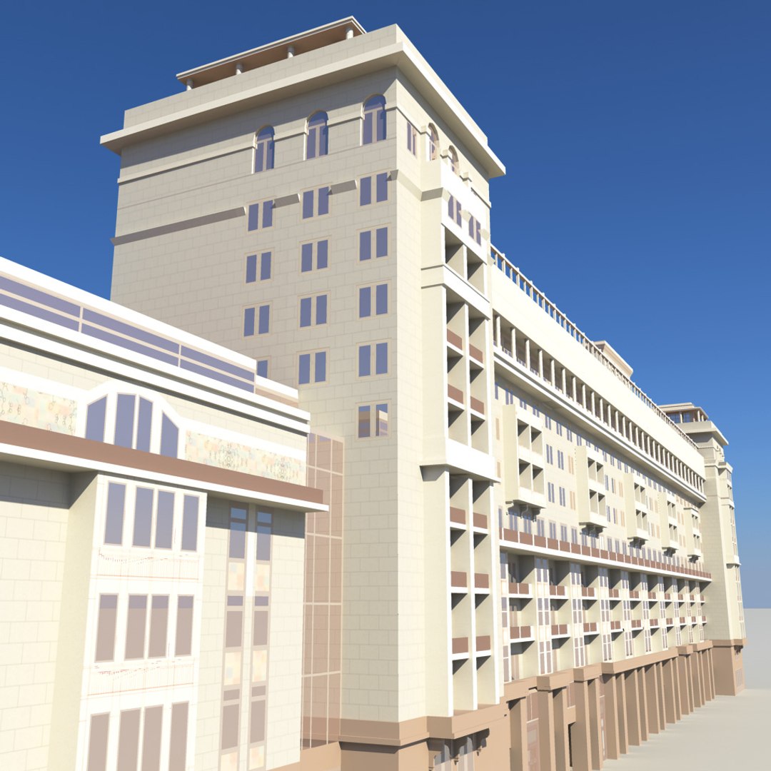 3d Model Hotel Building