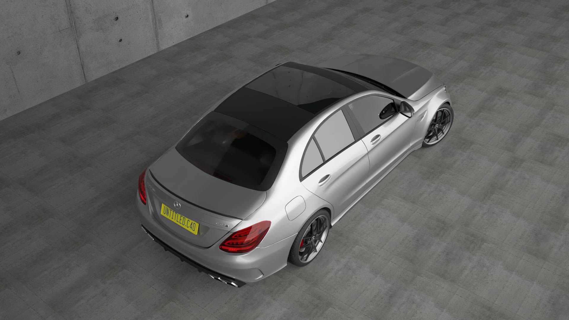 Mercedes C63 S AMG 3D Model 3D Model 3D Model - TurboSquid 2057788