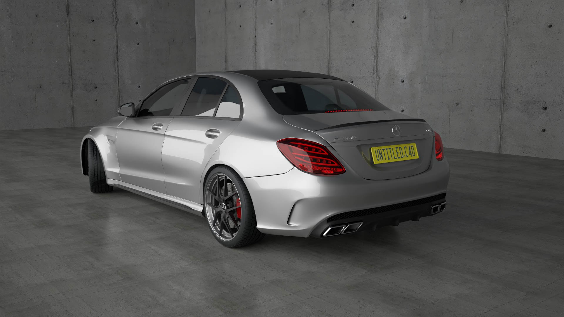 Mercedes C63 S AMG 3D Model 3D Model 3D Model - TurboSquid 2057788