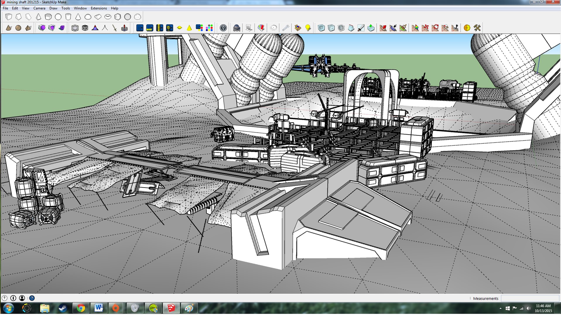 3d Mining Scene