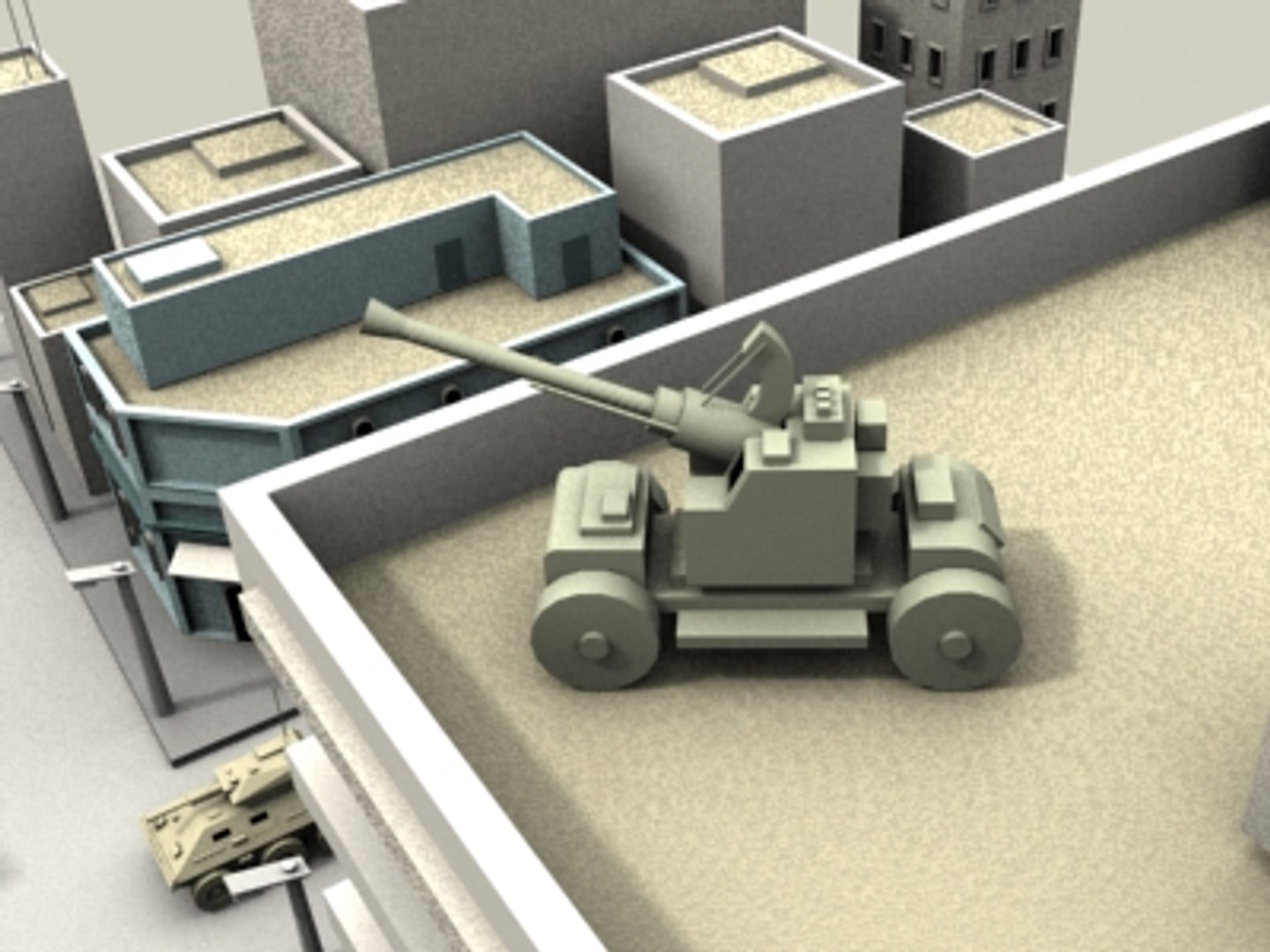 Urban Combat Scenario Builder 3d Model