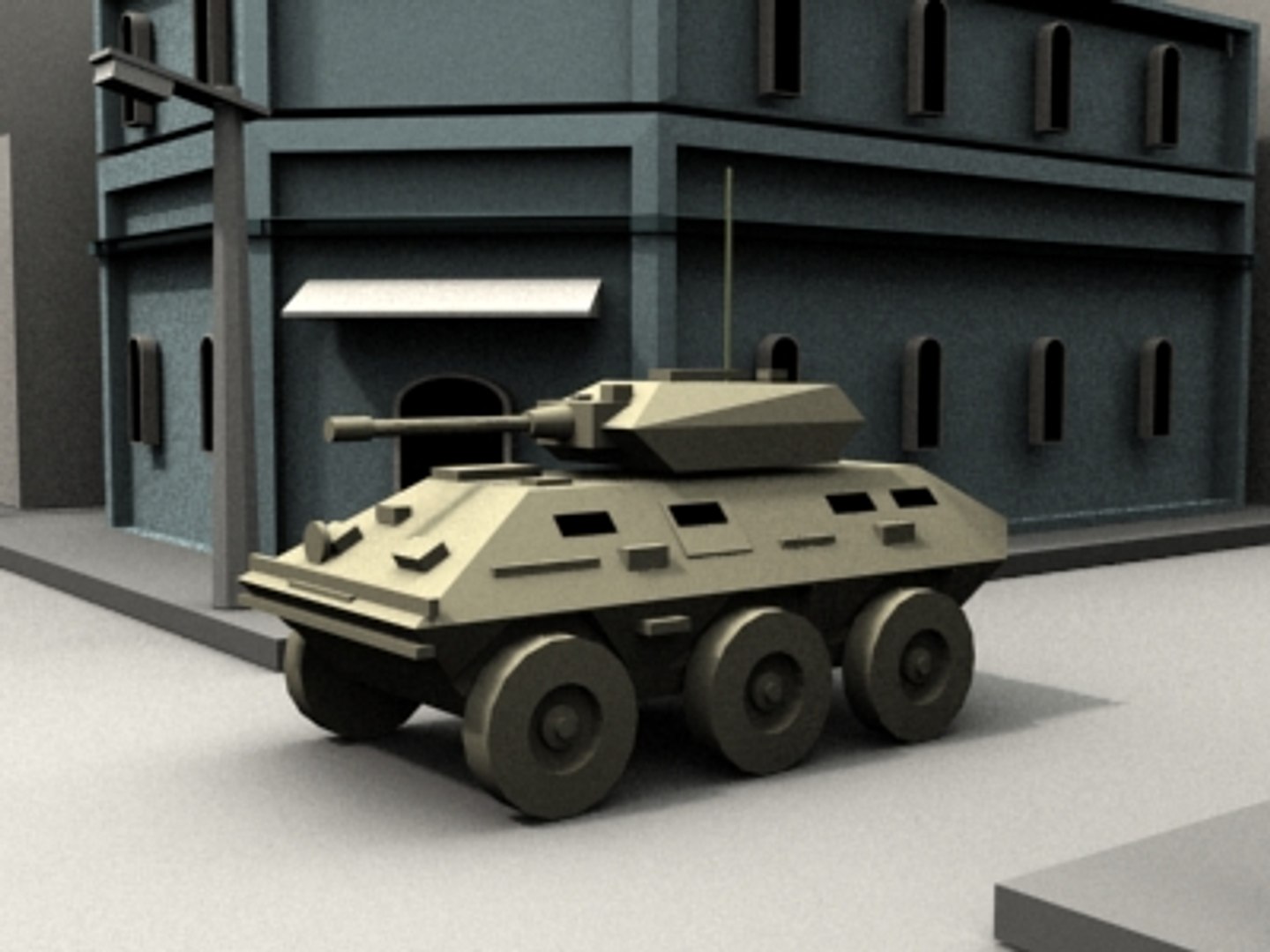 Urban Combat Scenario Builder 3d Model