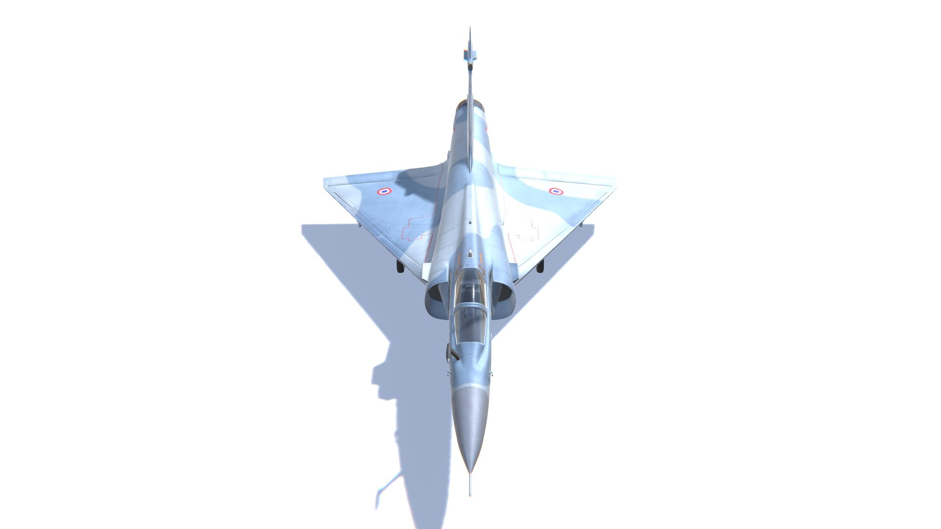 Mirage 2000 Jet Fighter Aircraft Low-poly 3D model 3D - TurboSquid 1799448