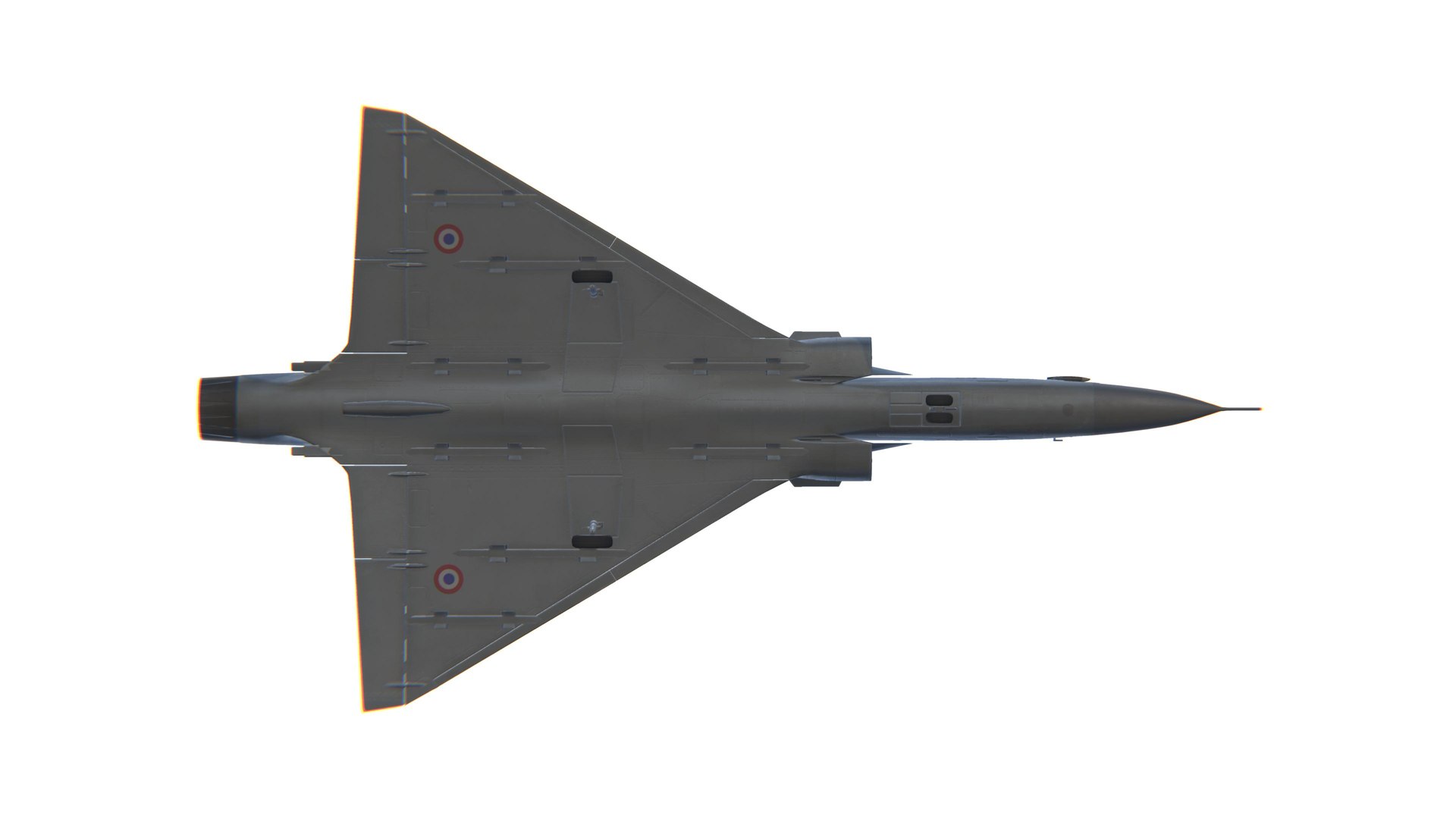 Mirage 2000 Jet Fighter Aircraft Low-poly 3D model 3D - TurboSquid 1799448