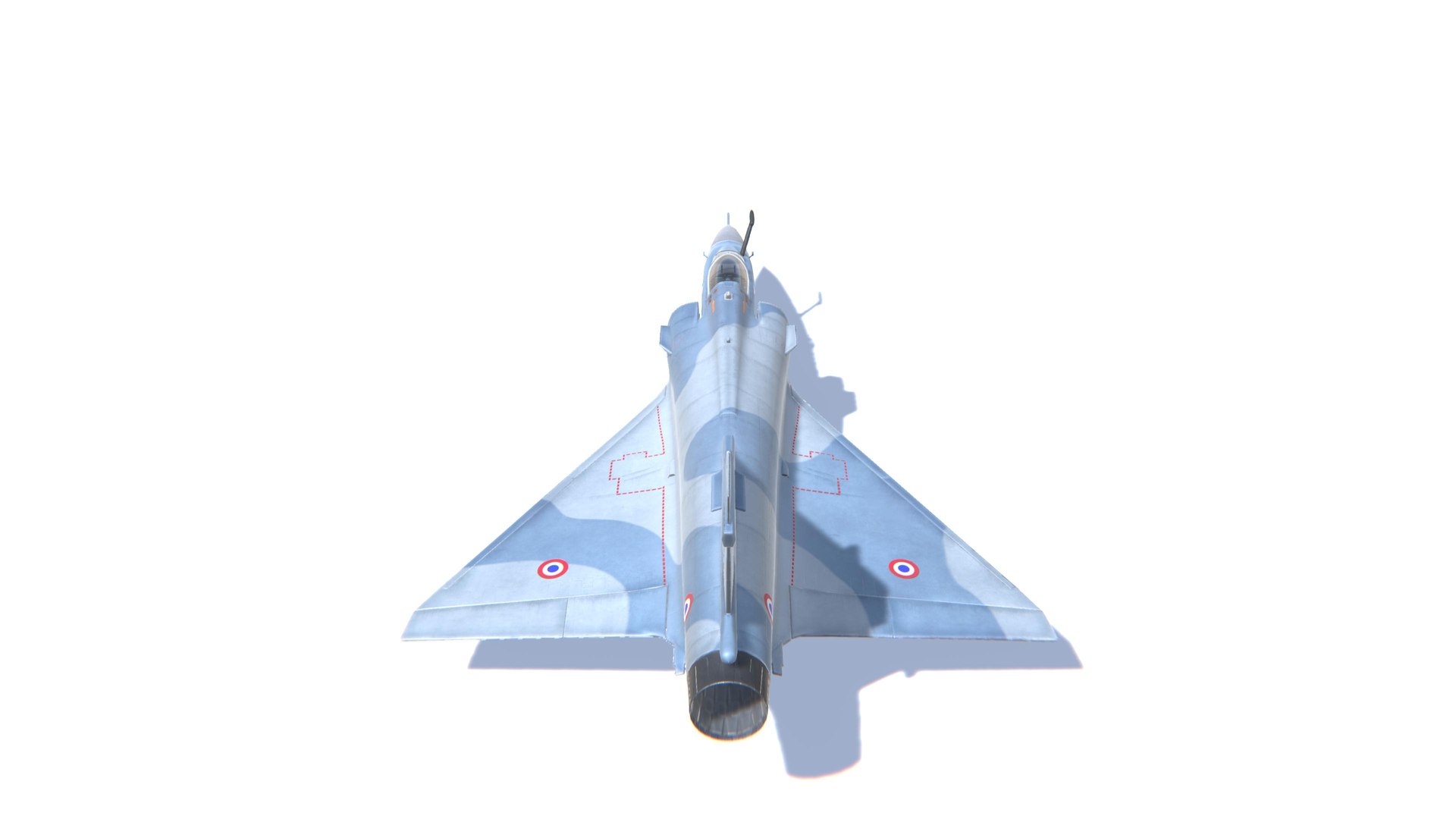 Mirage 2000 Jet Fighter Aircraft Low-poly 3D model 3D - TurboSquid 1799448
