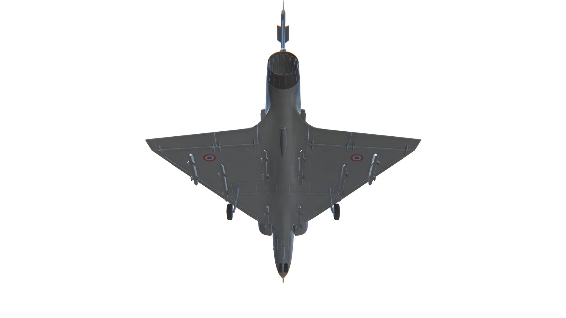 Mirage 2000 Jet Fighter Aircraft Low-poly 3D model 3D - TurboSquid 1799448