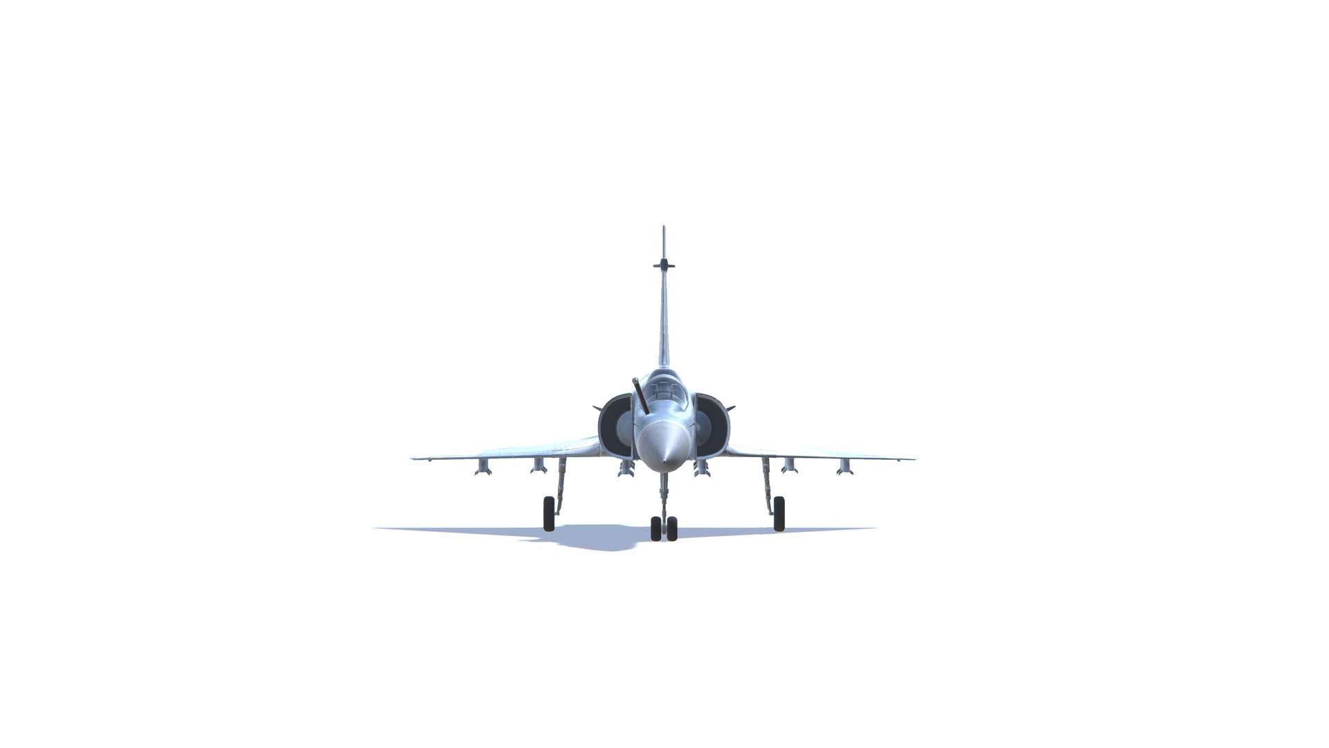 Mirage 2000 Jet Fighter Aircraft Low-poly 3D model 3D - TurboSquid 1799448