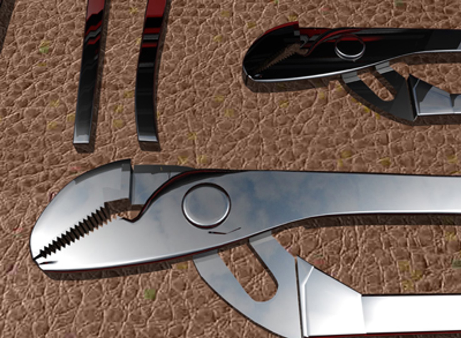 3d model craftsman hand tools rolling