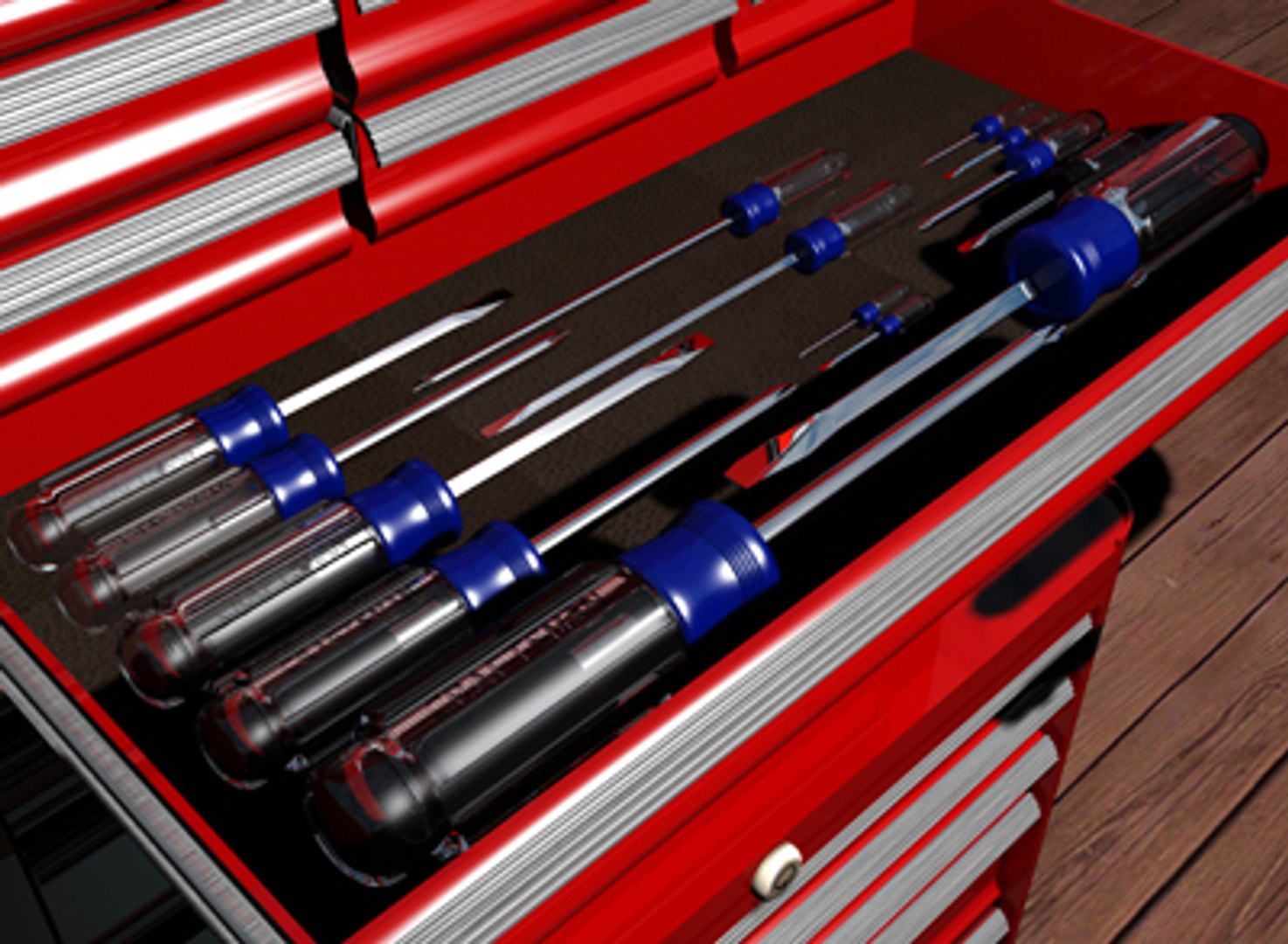 3d model craftsman hand tools rolling