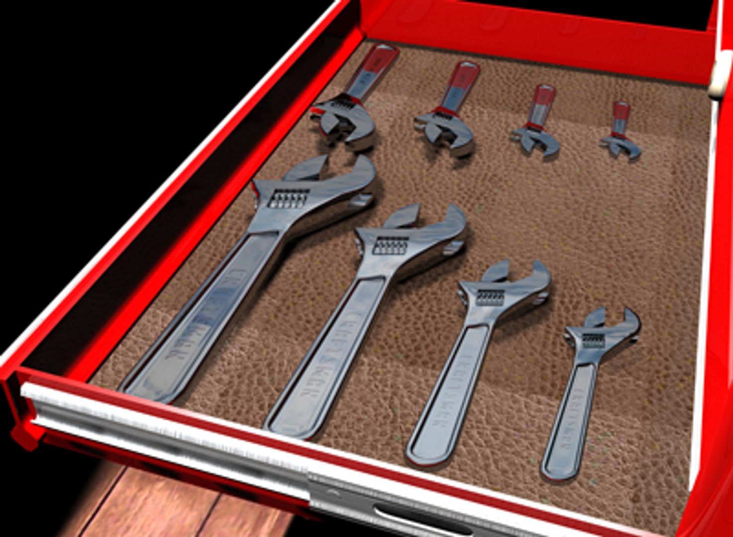 3d model craftsman hand tools rolling