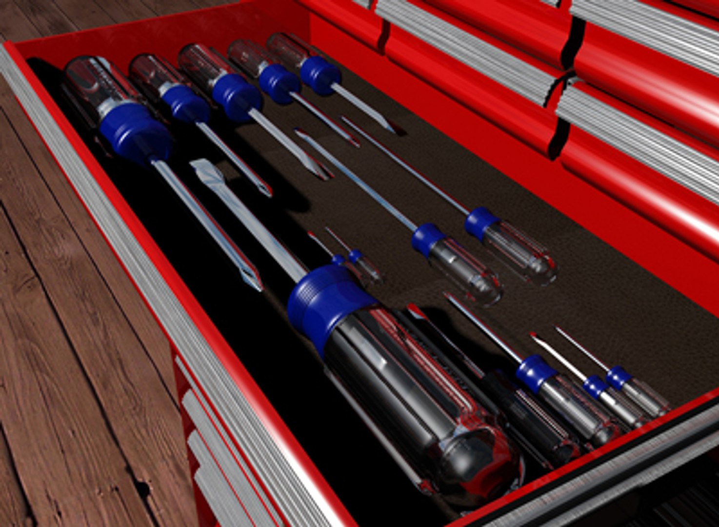 3d model craftsman hand tools rolling