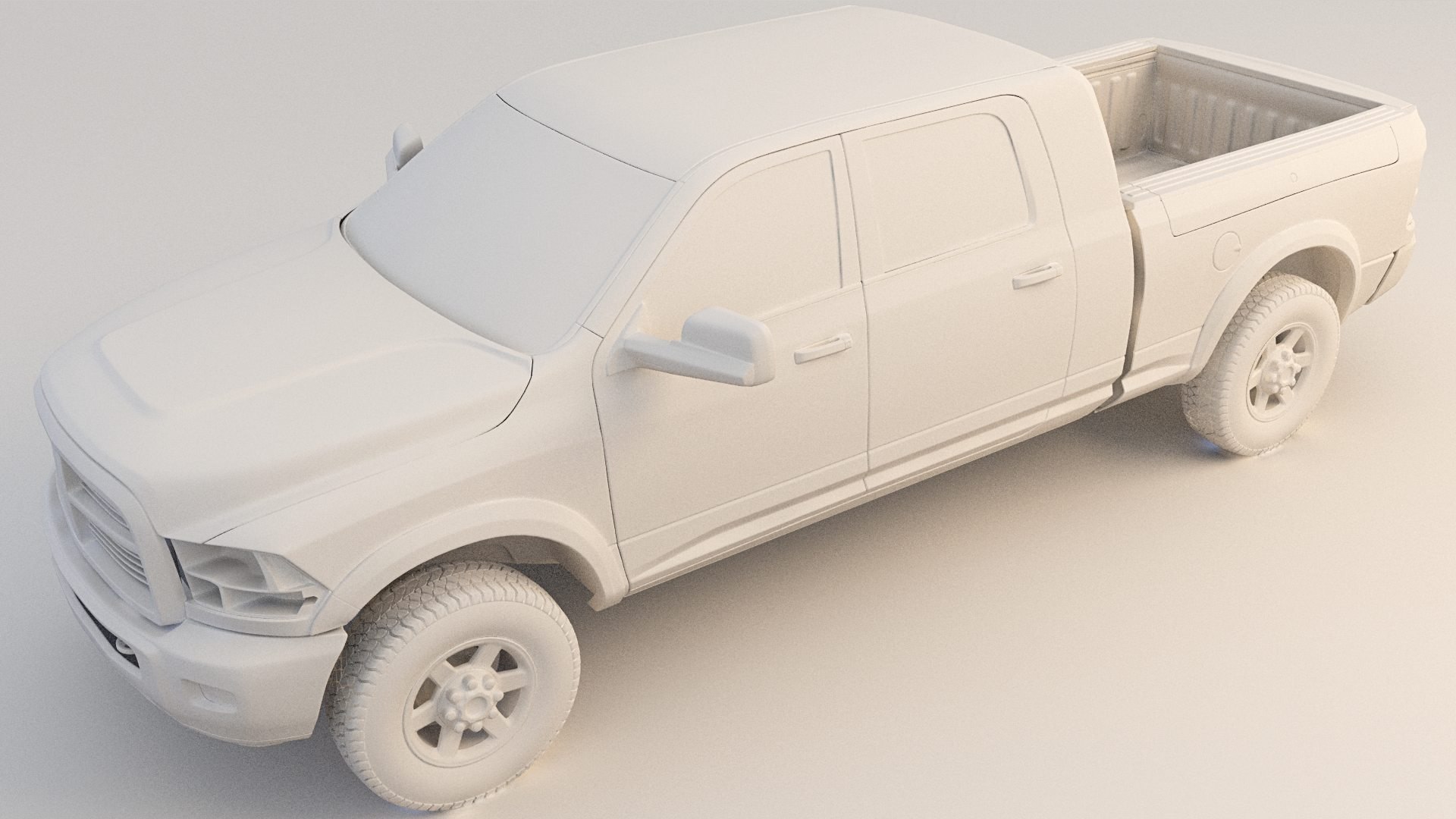 3D Ram 2500 Mega - TurboSquid 1529239