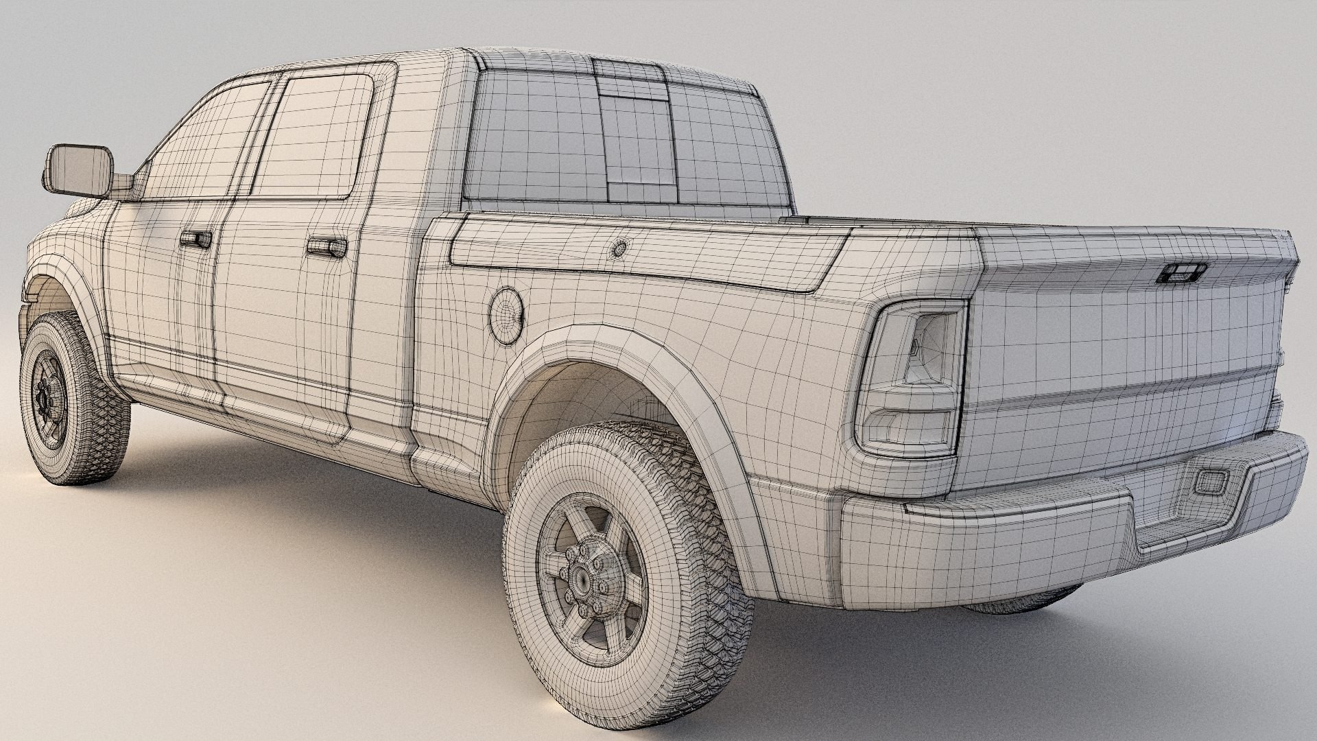 3D Ram 2500 Mega - TurboSquid 1529239