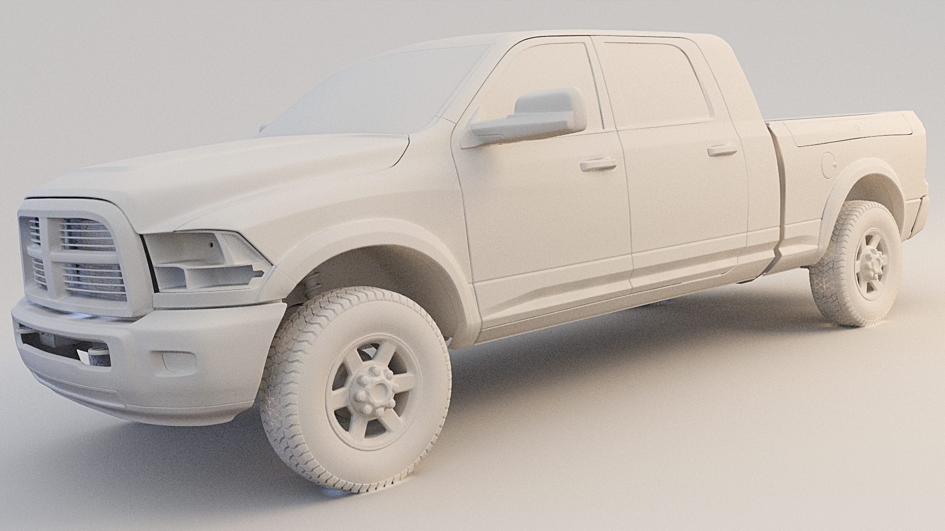 3D Ram 2500 Mega - TurboSquid 1529239