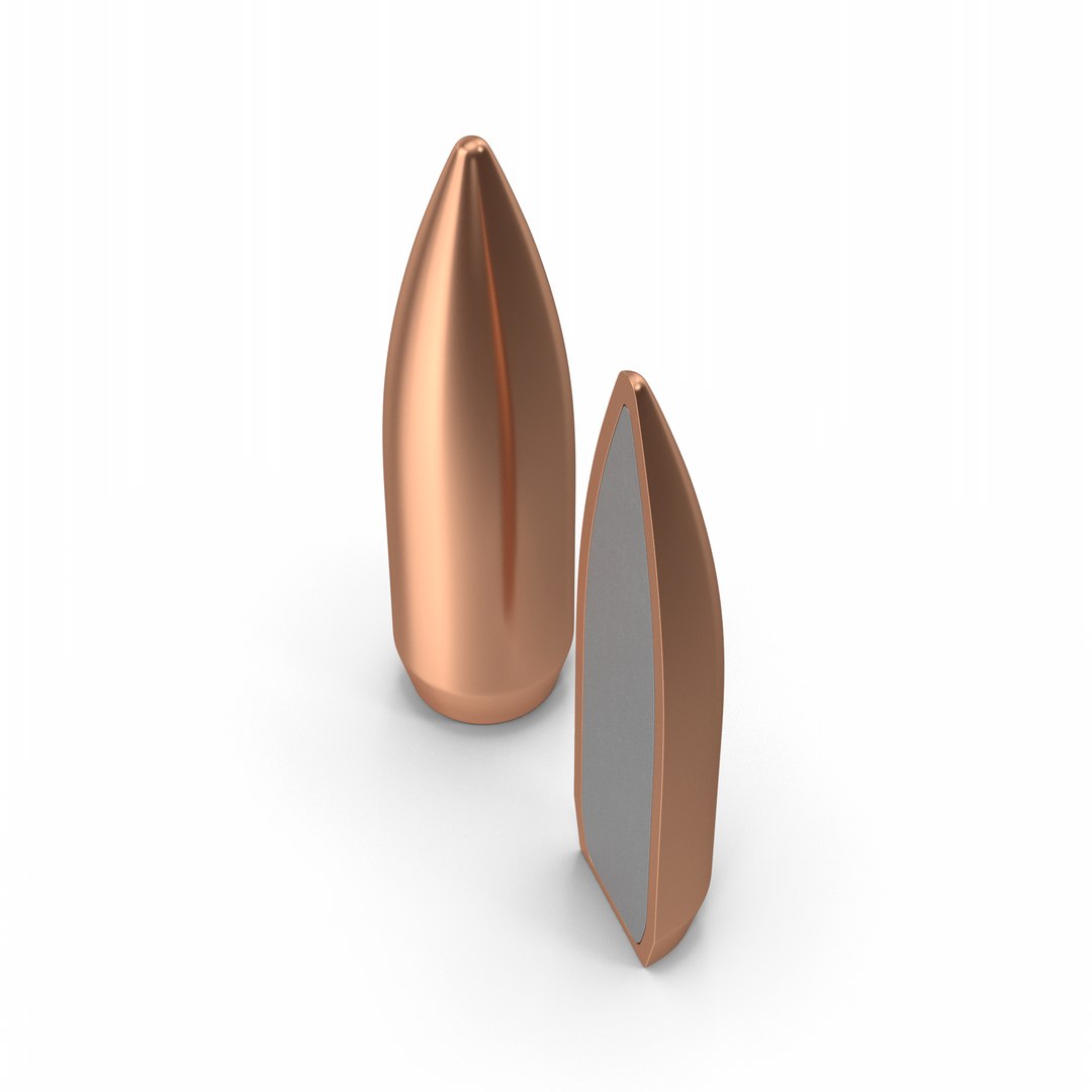 3D Cross Section Of Bullet Model - TurboSquid 1960985