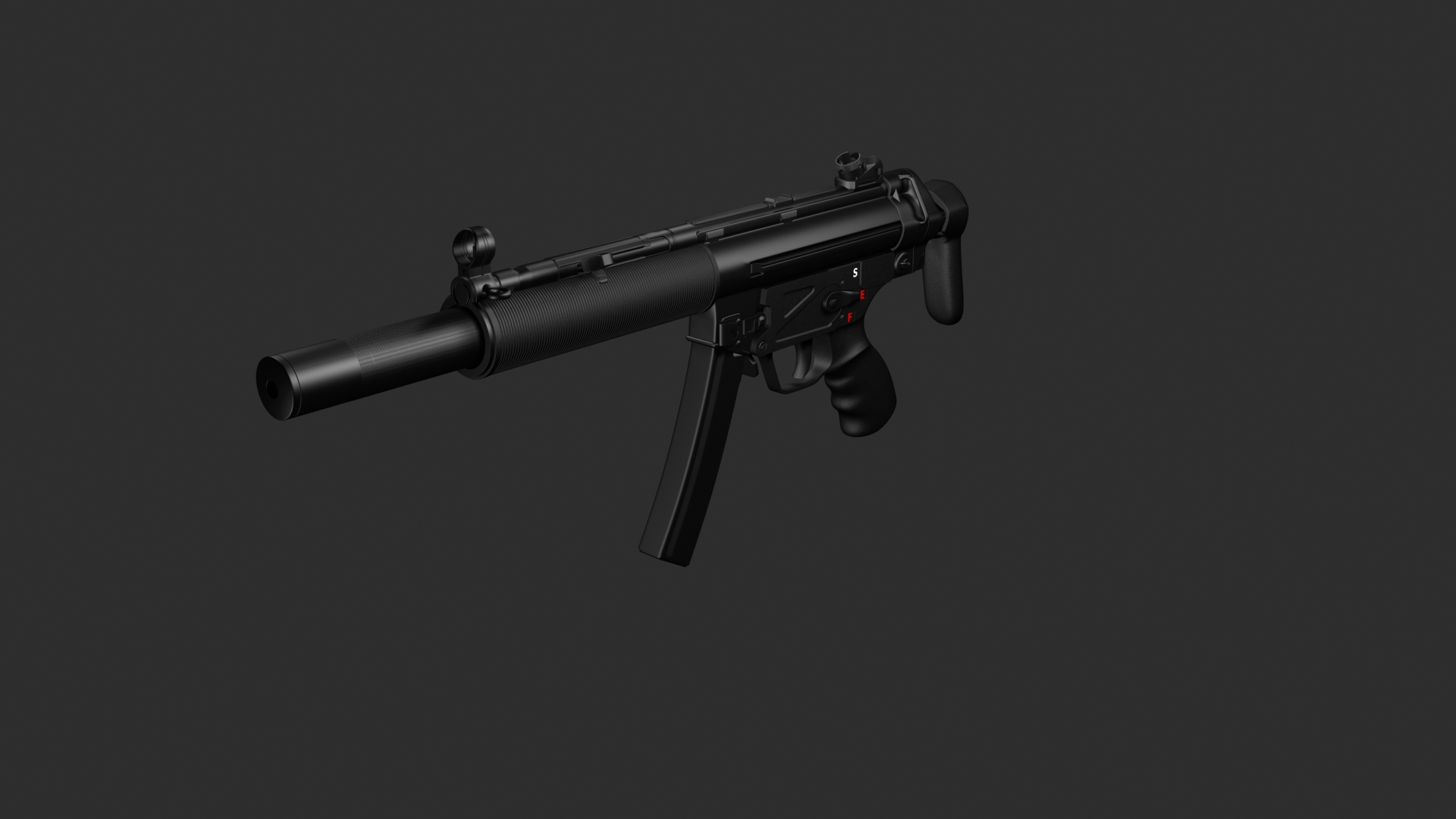 3d model h k mp5