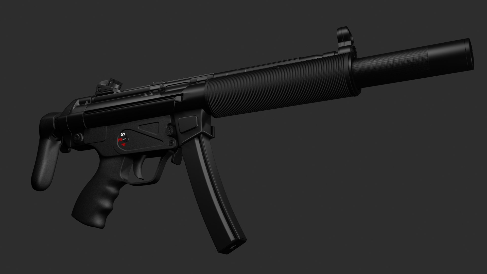 3d model h k mp5