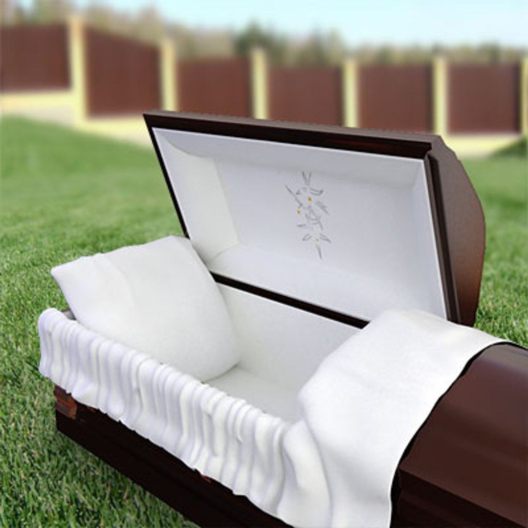 Big Black Coffin 3d Model