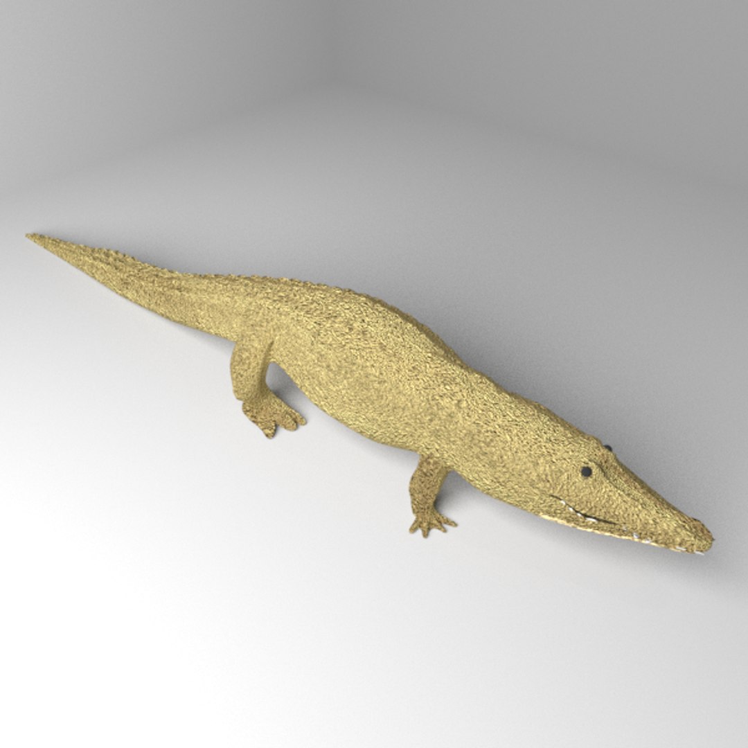 Crocodile Model - TurboSquid 1621254