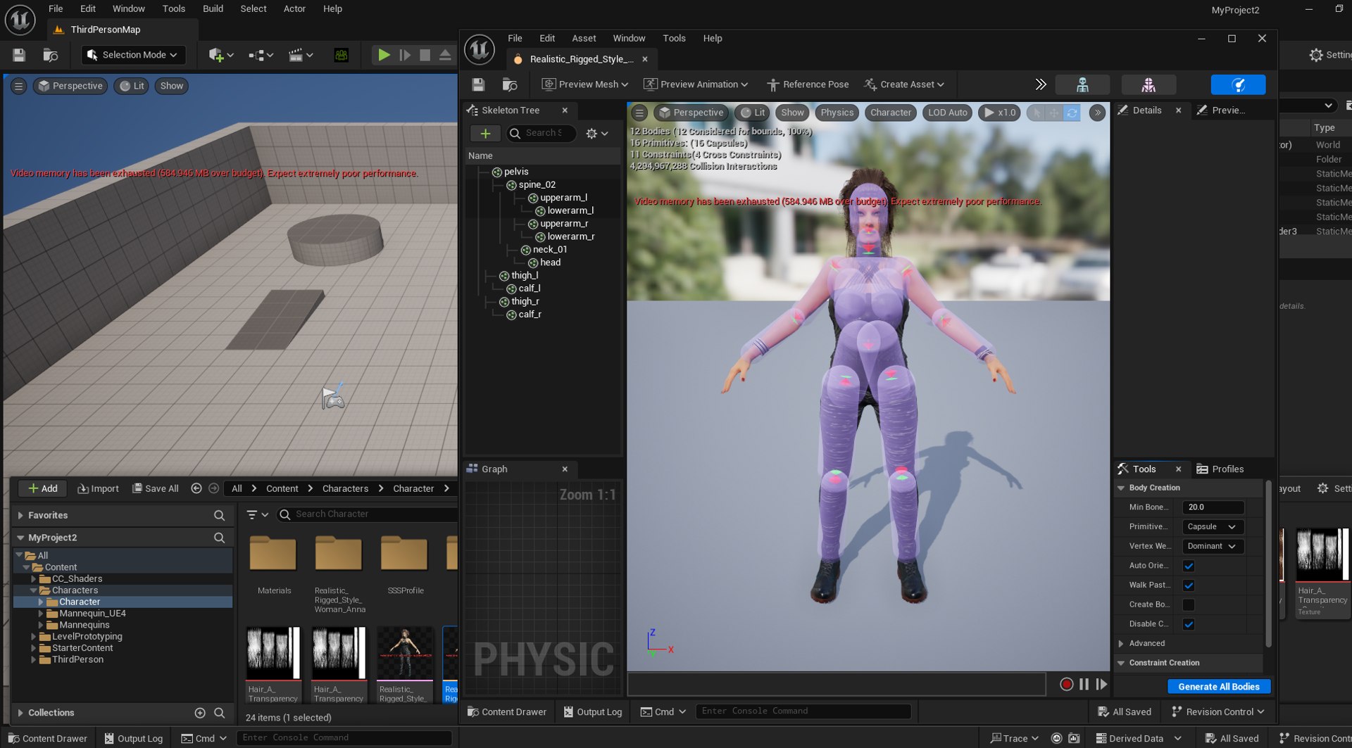 Realistic Rigged Style Woman-Anna Character 3D Model 3D Model ...