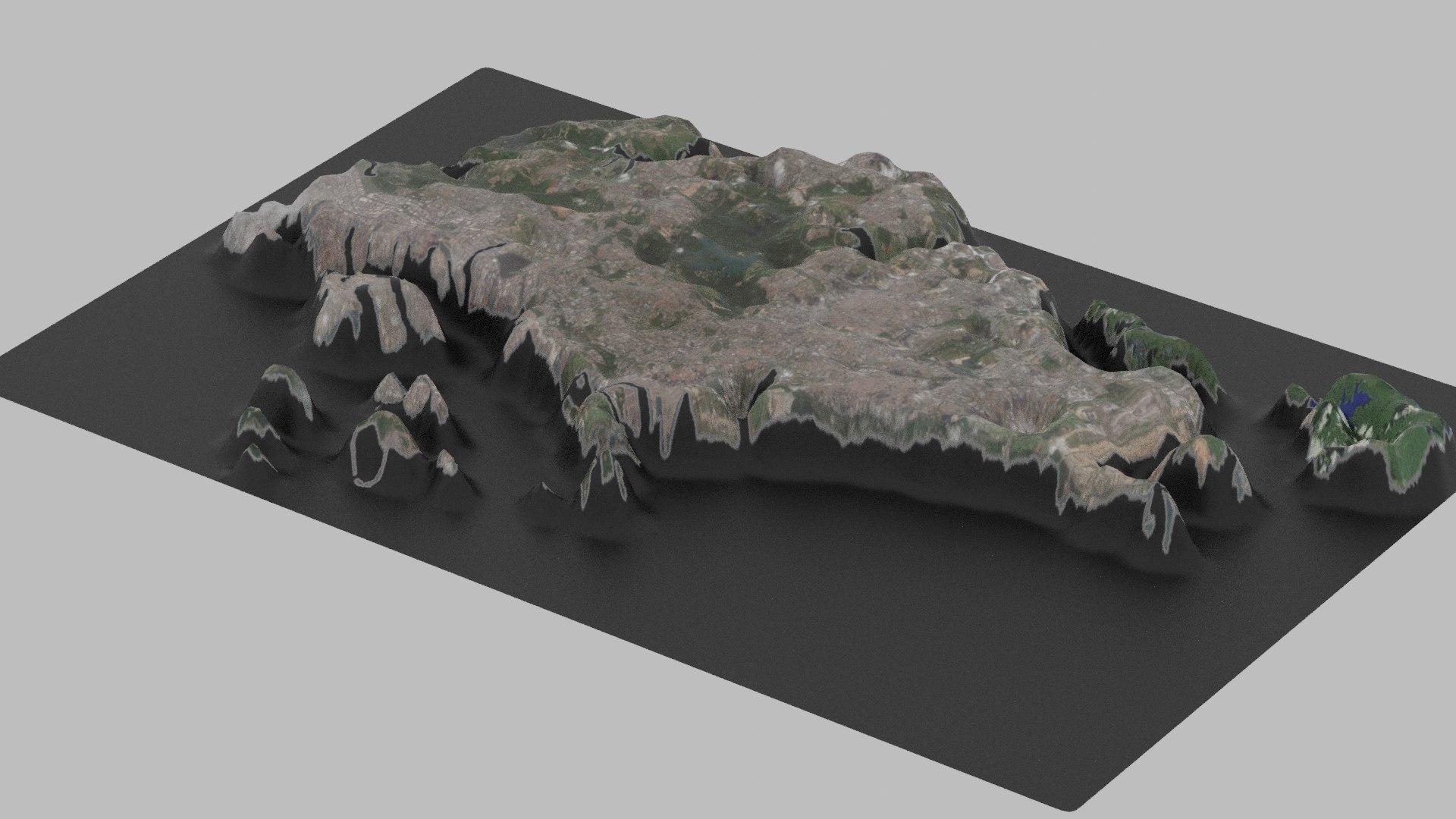 Singapore Map Country 3D - TurboSquid 2076347