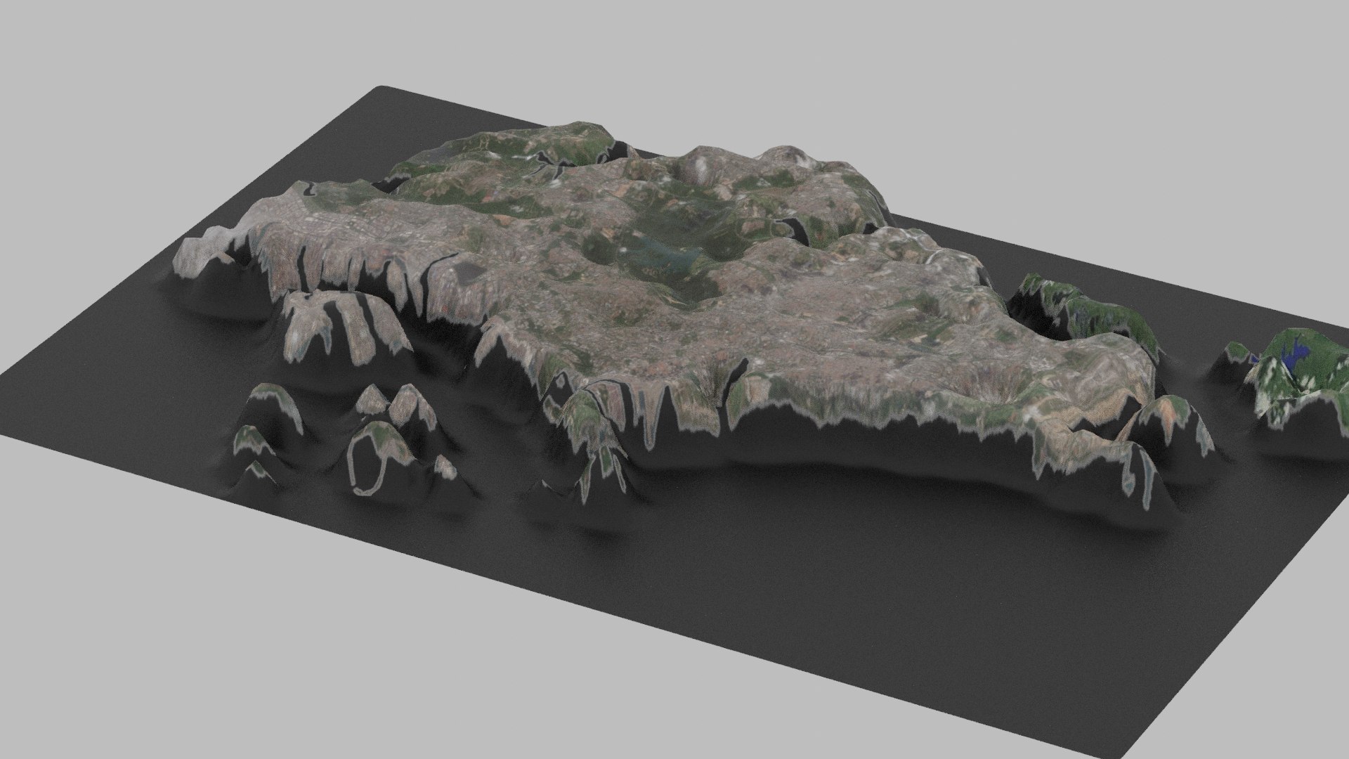 Singapore Map Country 3D - TurboSquid 2076347