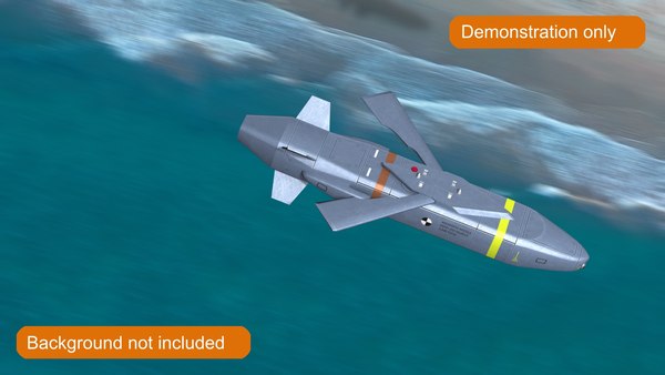 modelo 3d Misil Taurus 350 KEPD - TurboSquid 2211549