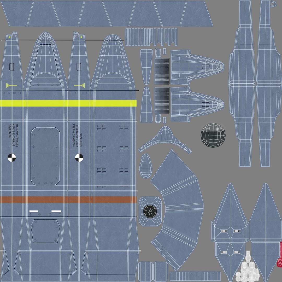 3D Taurus 350 Missile KEPD Model - TurboSquid 2211549
