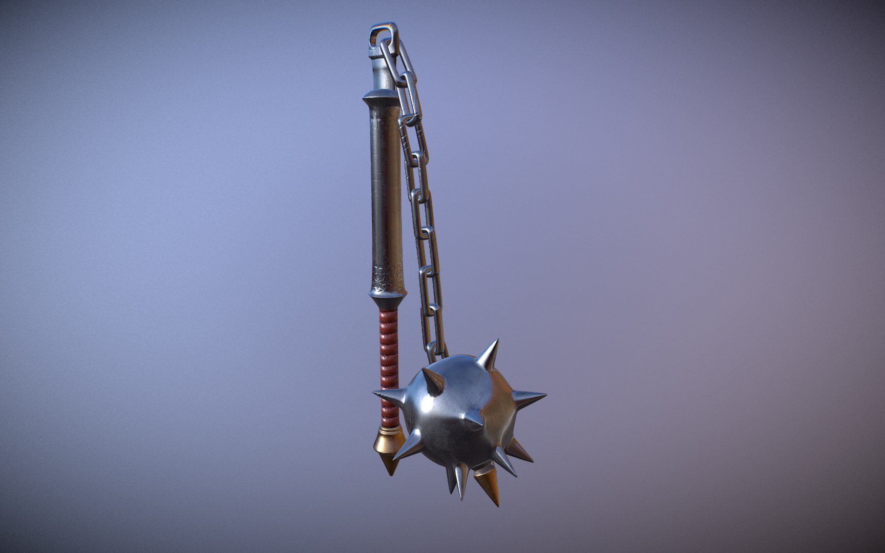 3D Medieval Morningstar - TurboSquid 1256877