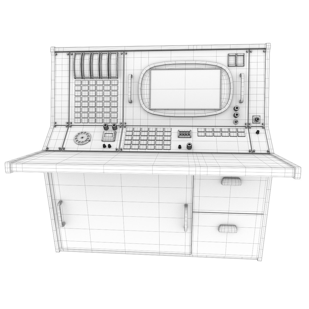 3D Nasa Control Tables Pbr Model - TurboSquid 1638746