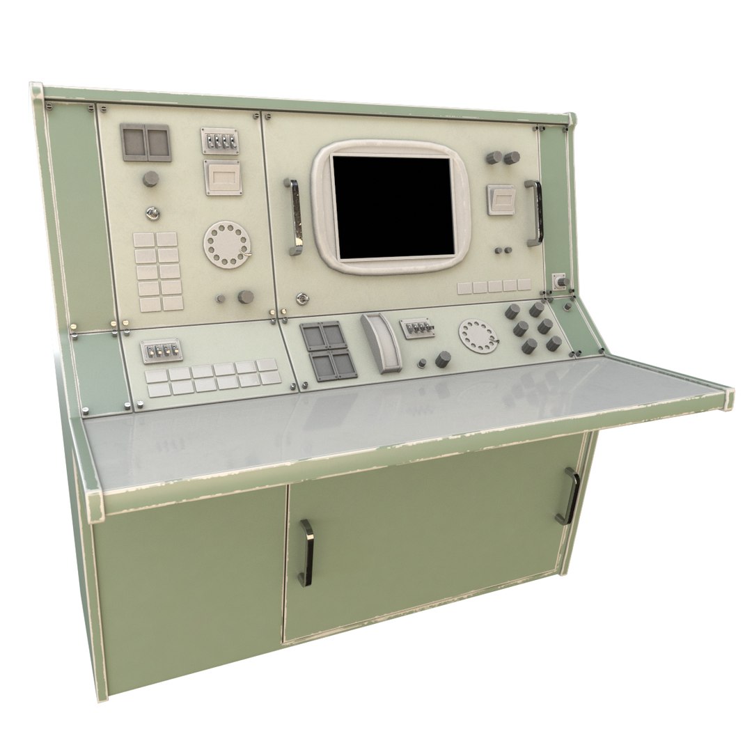 3D nasa control tables pbr model - TurboSquid 1638746