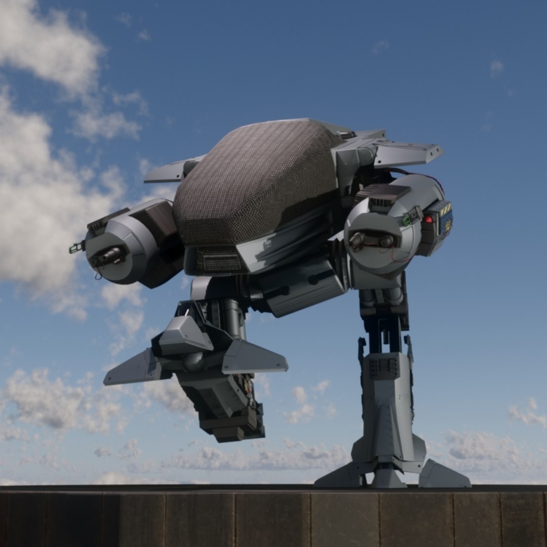 Ed-209 Robocop 3D - TurboSquid 1549536