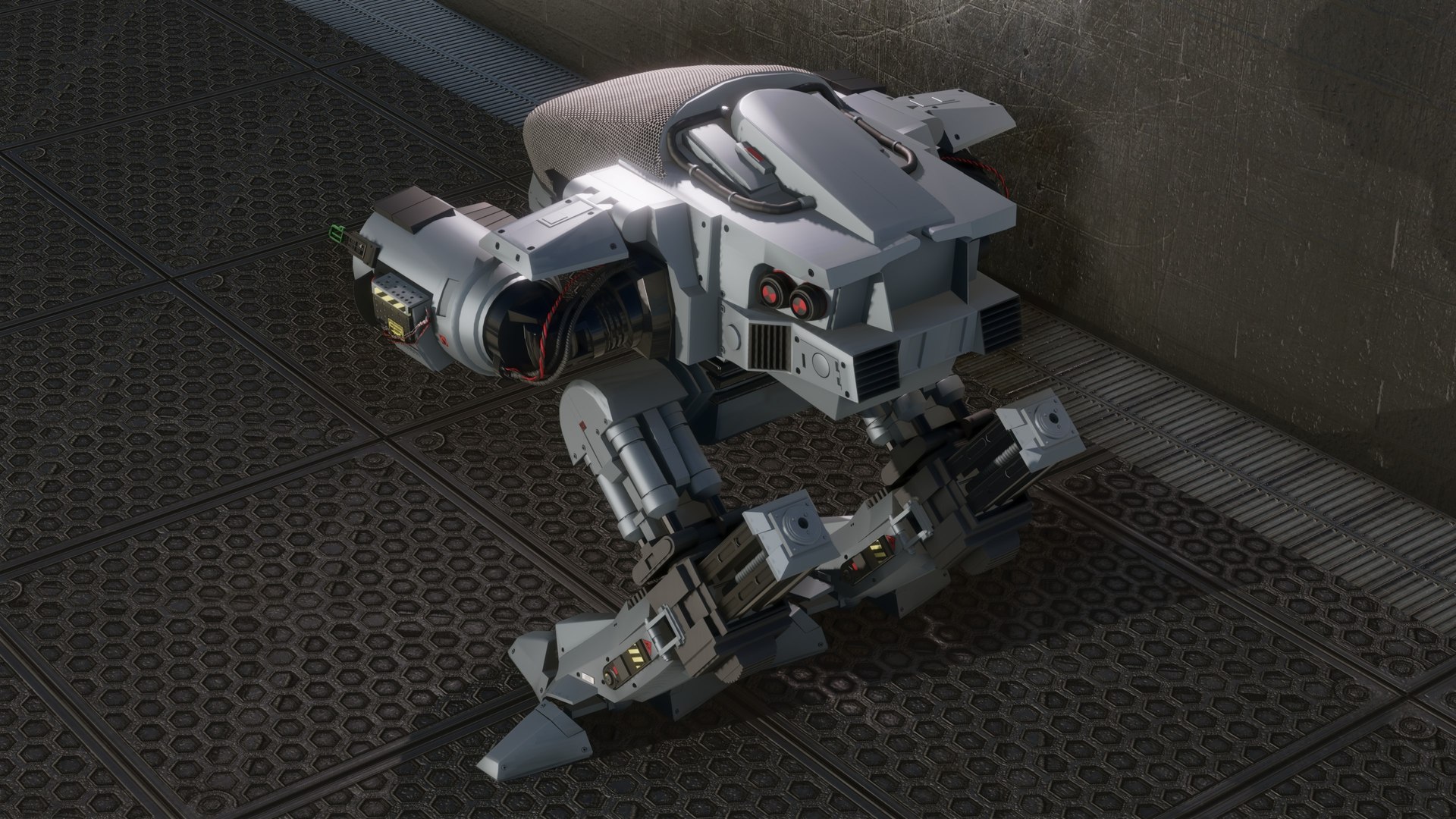 Ed-209 Robocop 3D - TurboSquid 1549536