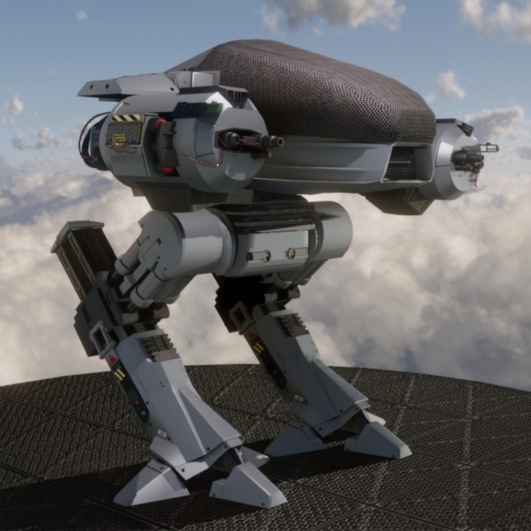 Ed-209 Robocop 3D - TurboSquid 1549536