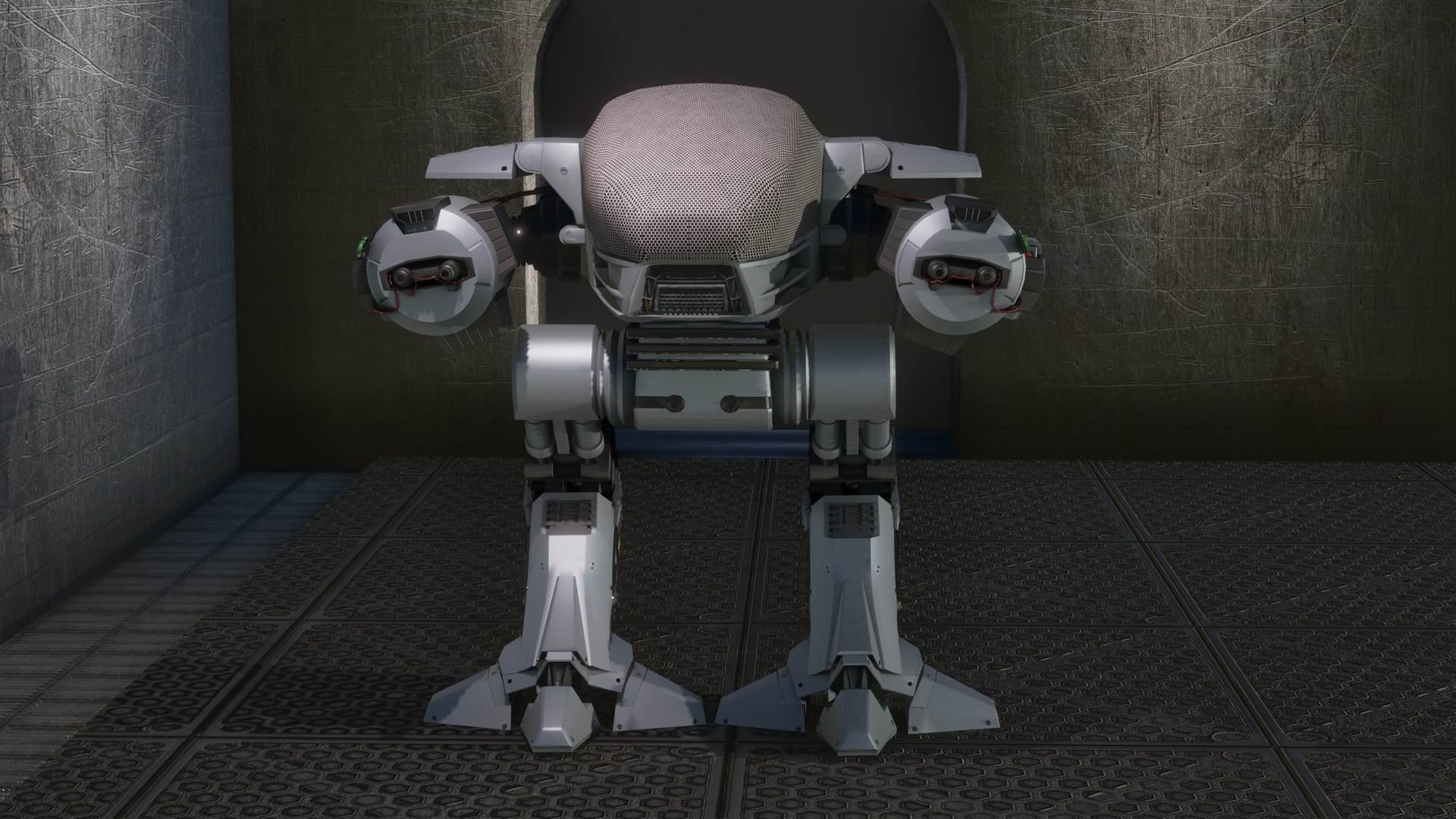 Ed-209 Robocop 3D - TurboSquid 1549536